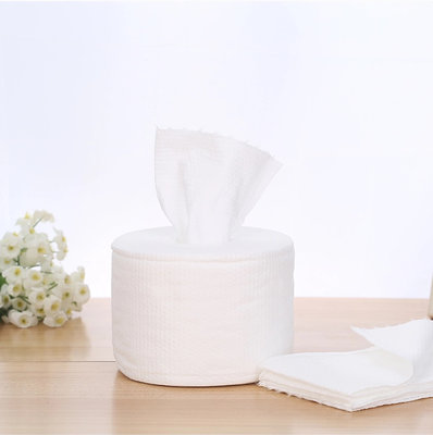 Travel Cleaning Beauty Makeup Nonwoven Fabric Disposable Roll White Cotton Face Soft Towel