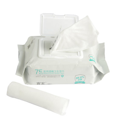 Factory Price Tasteless 30pcs Alcohol Medical Antibacterial Surface Disinfection Wet Wipes