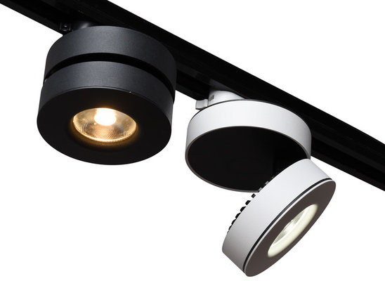 2 Wire 3 Wire Commercial Modern Led Track Light  D 100 X H 70 Mm 15 watts 4000k