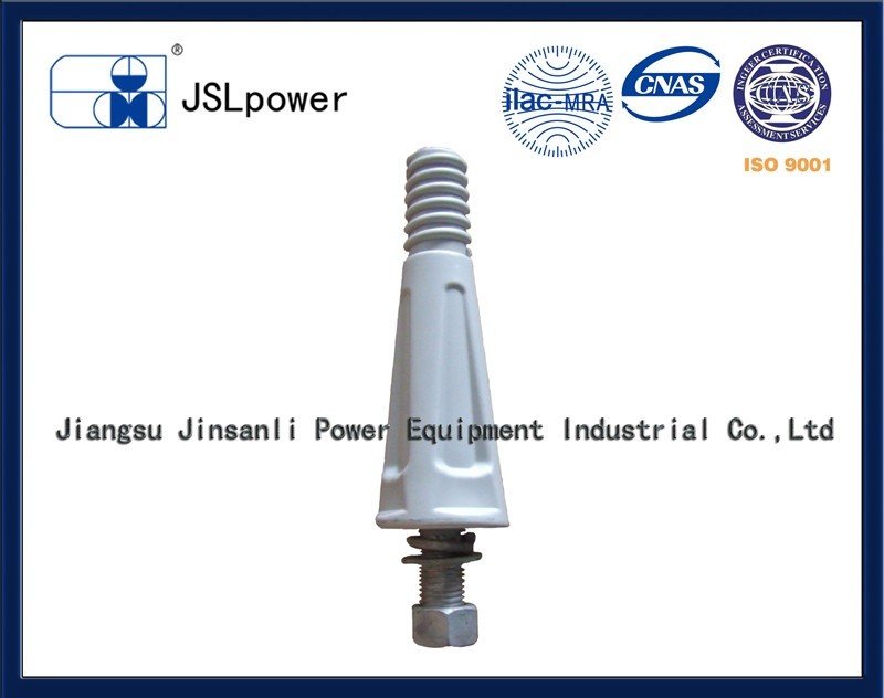 High Voltage Pin Insulator Spindle HDPE & Metal Material For Fixing Insulators