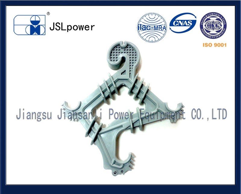33kV HDPE Polymer Pin Type Insulator , High Tension Insulator With Cable Spacer