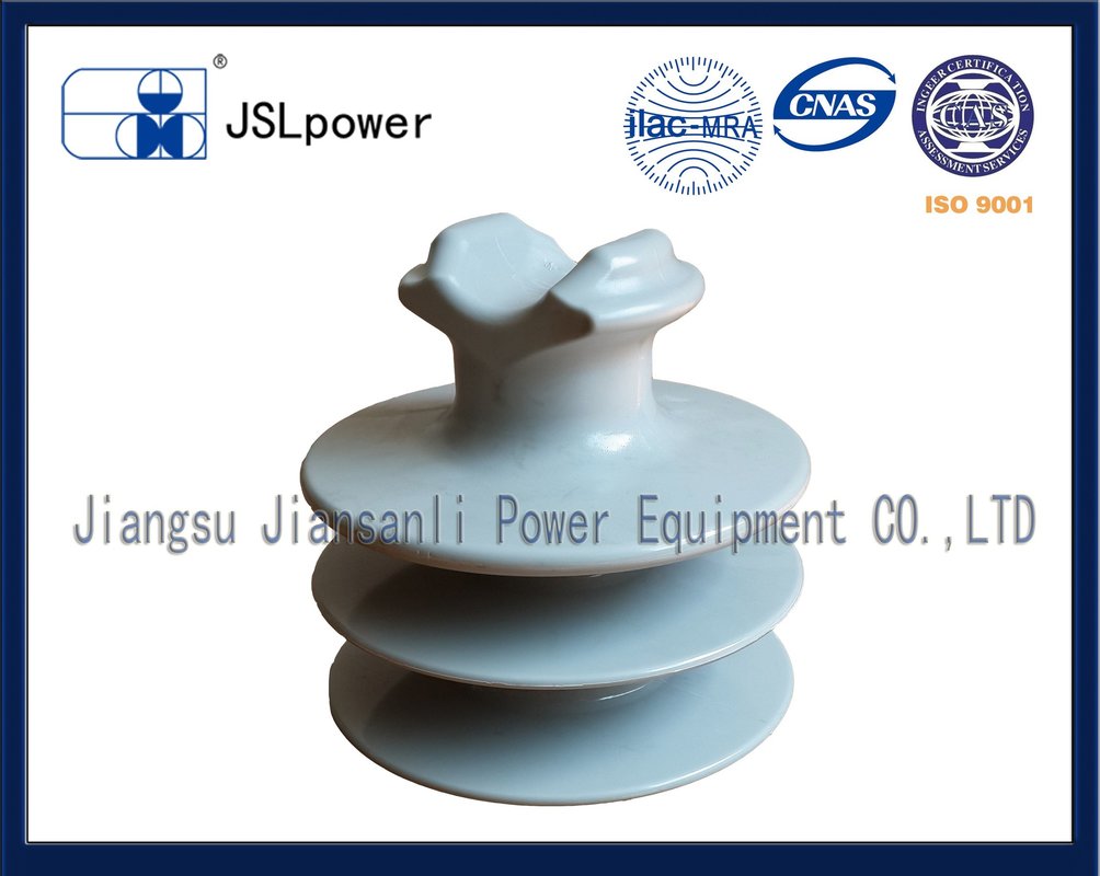 F Neck HDPE High Voltage Insulator Non Toxic With 1 Pin Hole ISO Certificated