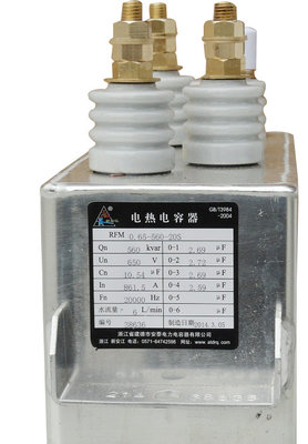 High Voltage Power Capacitors 4KV , Water Cooling Capacitor