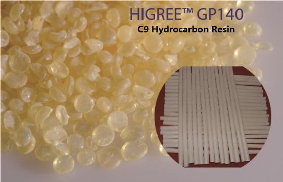 Low Molecular Weight And Light Color Thermoplastic C9 Petroleum Resin Higree GP140