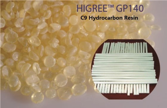 Low Molecular Weight And Light Color Thermoplastic C9 Petroleum Resin Higree GP140