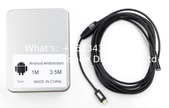 USB Portable Android mini endoscope camera lens inspection for Ipad iPhone Android phone