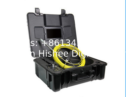 Industrial CCTV Video Pipeline Drain Chimeny Sewer Pipe Inspection Camera & Meter Distance