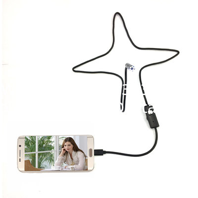 Waterproof IP67 Hard Tube Wifi USB Inspection Camera Mini Semi-rigid Endoscope with 6 led lights