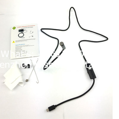 Waterproof IP67 Hard Tube Wifi USB Inspection Camera Mini Semi-rigid Endoscope with 6 led lights