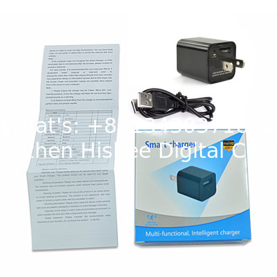 Home Security Motion Detection Video Recording AC Plug USB Wall Charger Camera Hidden Mini Spy Camera Spy Adapter Camera