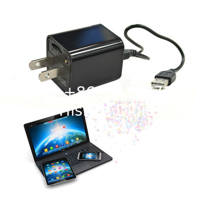 Home Security Motion Detection Video Recording AC Plug USB Wall Charger Camera Hidden Mini Spy Camera Spy Adapter Camera