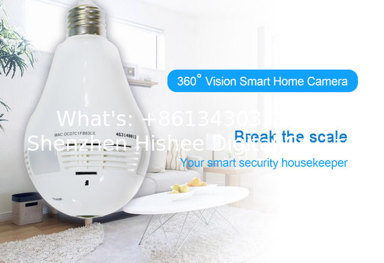 Home Security New Product 960P 360 Degree Panoramic Security Wireless Camera P2P IP WiFi Hidden CCTV Light Bulb Camera