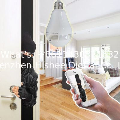 Home Security New Product 960P 360 Degree Panoramic Security Wireless Camera P2P IP WiFi Hidden CCTV Light Bulb Camera