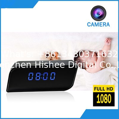 2018 Excellent Quality Digital Clock Hidden Camera DVR Vandal-proof Security Camera Wifi Spy Clock P2P+IP Digital Clock