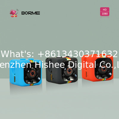 Factory Mini Hidden Camera Five Color SQ11 Small Camera 1080P HD Motion Detection IR Night Vision 16GB TF Card Included