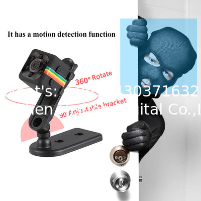 Factory Mini Hidden Camera Five Color SQ11 Small Camera 1080P HD Motion Detection IR Night Vision 16GB TF Card Included