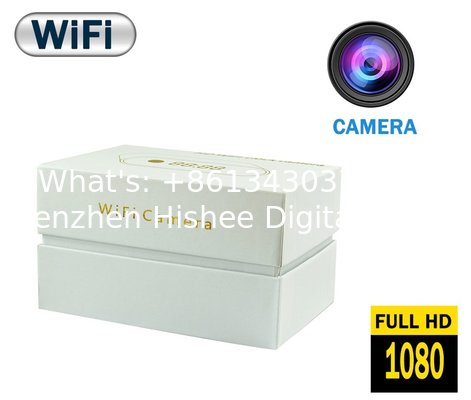 Home security wireless spy cameras clock video baby monitor, 1080P 2 way speaking motion sensor mini hidden spy camera