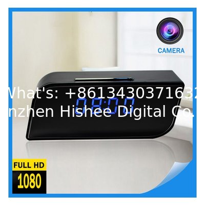 Mini Small Spy Camera Clock for Home Wifi spy camera APP Smartphone Android & iOS Compatible digital Wall Clock Camera