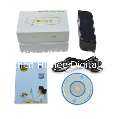 Mini Small Spy Camera Clock for Home Wifi spy camera APP Smartphone Android & iOS Compatible digital Wall Clock Camera