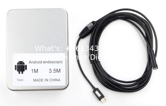 USB Portable Android mini endoscope camera lens inspection for Ipad iPhone Android phone