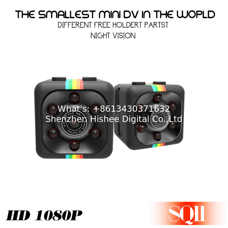 2017 Hot Sale Cheapest Newest Full HD 1080p Mini DV camera SQ11 Mini Camcorder for video recording and picture taking