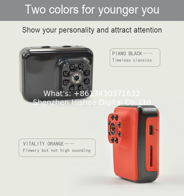 2018 Smart and Fresh Design Sportman's favoriate HD Mini Sports DV Motion Detection Night Vision Gopro Camera R3 Mini DV