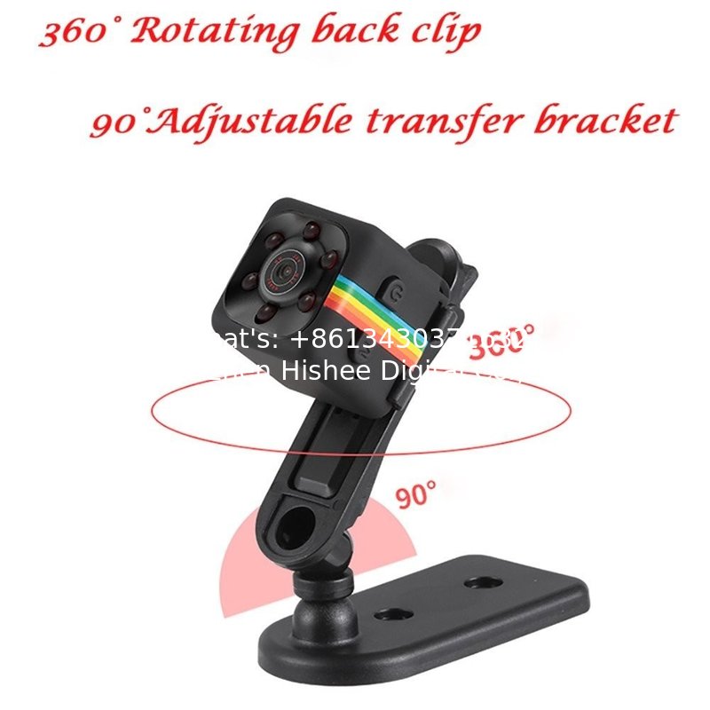Small Coin Size Mini Camera SQ11 HD Video Camcorder 3.6mm Night Vision 1080P Sports Mini DV with Voice Recorder