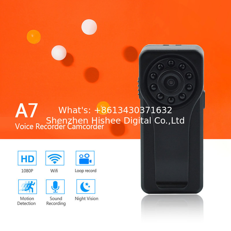 2018 New Launched Smart and Fashion Mini DV Voice Recorder WiFi P2P Camera Full HD 1080P Portable Digital Audio Recorder