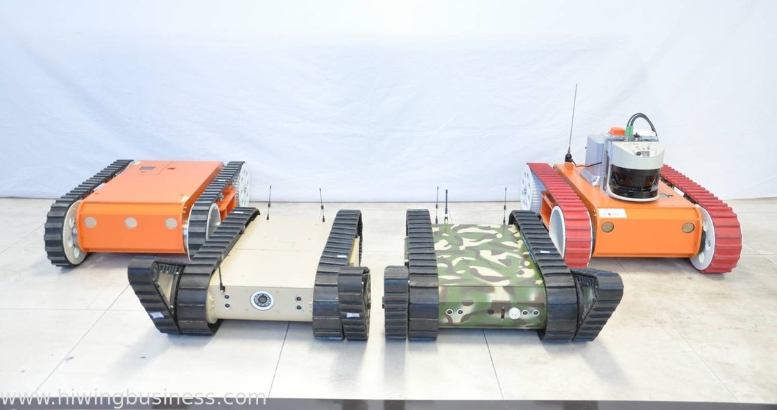 Low Cost Programmable Small Industrial Robot , Crawler Type Auto Mobile Robots