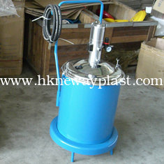 China Blue Steel Pneumatic Grease Pump 50L supplier