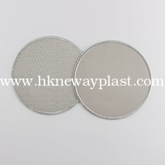 China Mesh filter SUS316 4 layers Steel Sintered Round nets with Aluminum or Copper boarder sale supplier