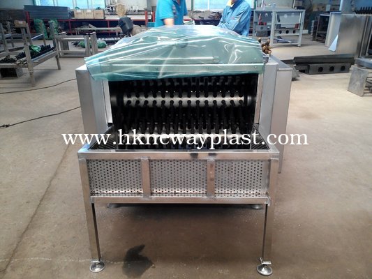 SS304 SS316 Chicken poultry slaughting machine Scalding machine primary Plucker Blood slots Electric stunning machine supplier