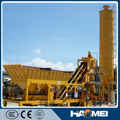 CE certification! Best Quality Low Price YHZS 25 mobile concrete mixing plant in Indonesia