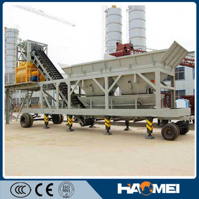 CE certification! Best Quality Low Price 25m3/h  mobile concrete plant