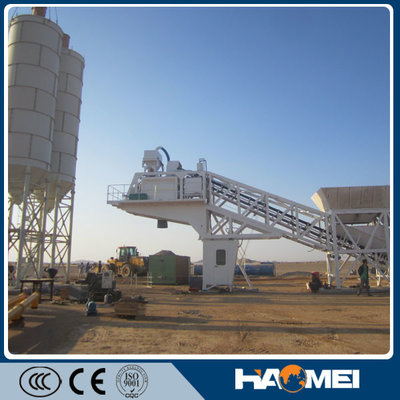 CE certification! Best Quality Low Price Maintenance Of YHZS75 mobile ready mix concrete plant