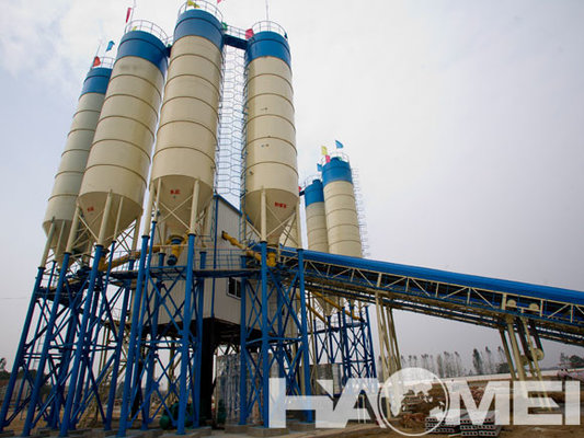 HZS120 Continuous Concrete Batching Plant CE certification! Best Quality Low Price