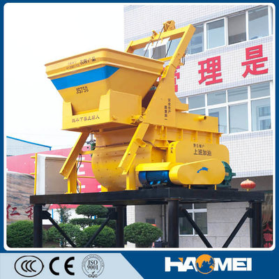 CE certification! Best Quality Low Price Js Series Twin Shaft Compulsory Concrete Mixer (JS500)