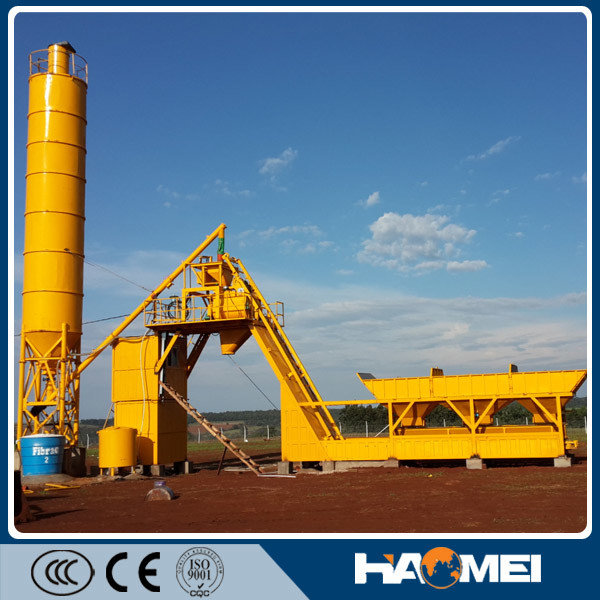 YHZS25 ready-mixed mobile concrete batching plant CE certification! Best Quality Low Price Maintenance