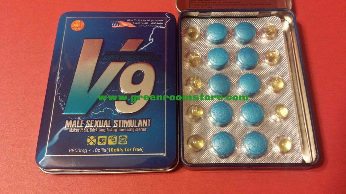 Male Sexual Performance Formula V9 Hard Penis Erection Enhancement 10 Pills