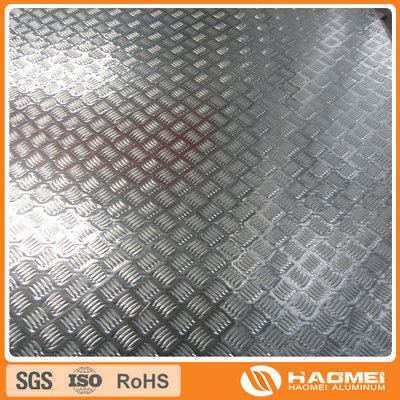 Best Quality Low Price aluminium 5 bar chequer tread plate 100% recyclable factory manufacturer