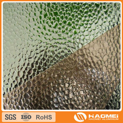 Best selling aluminium colored embossed sheet metal with long-term service by ISO9001 factory  Best Quality Low Price