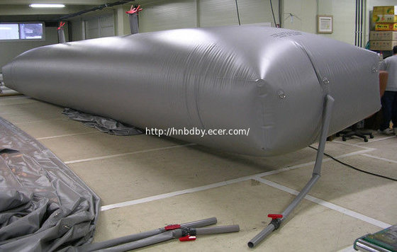 Portable PVC Tarpaulin Inflatable Water Storage Tanks Wear / Tear Resistant