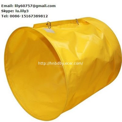 PVC coated polyester fabric ventilation air tarpaulin duct