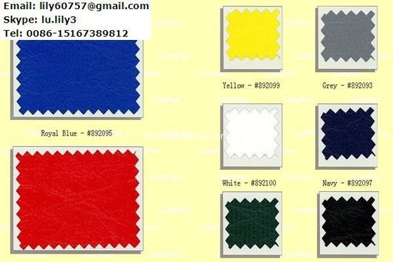 Leather Embossed PVC vinyl fabric for upholstery / PVC tarpaulin for Car Roof Luggage