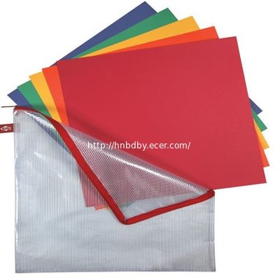 Waterproof Transparent PVC Mesh Fbric/ Clear Tarpaulin for Bags