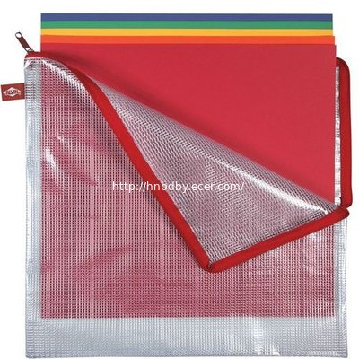 Waterproof Transparent PVC Mesh Fbric/ Clear Tarpaulin for Bags