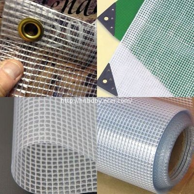 clear vinyl coated tarps,Transparent mesh tarps