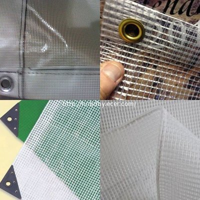 clear vinyl coated tarps,Transparent mesh tarps
