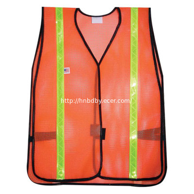PVC DIPPED COATED POLYESTER MESH FABRIC FOR SAFETY VEST