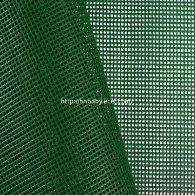 Green 9x9 Vinyl Coated Mesh Fabric - by the Yard